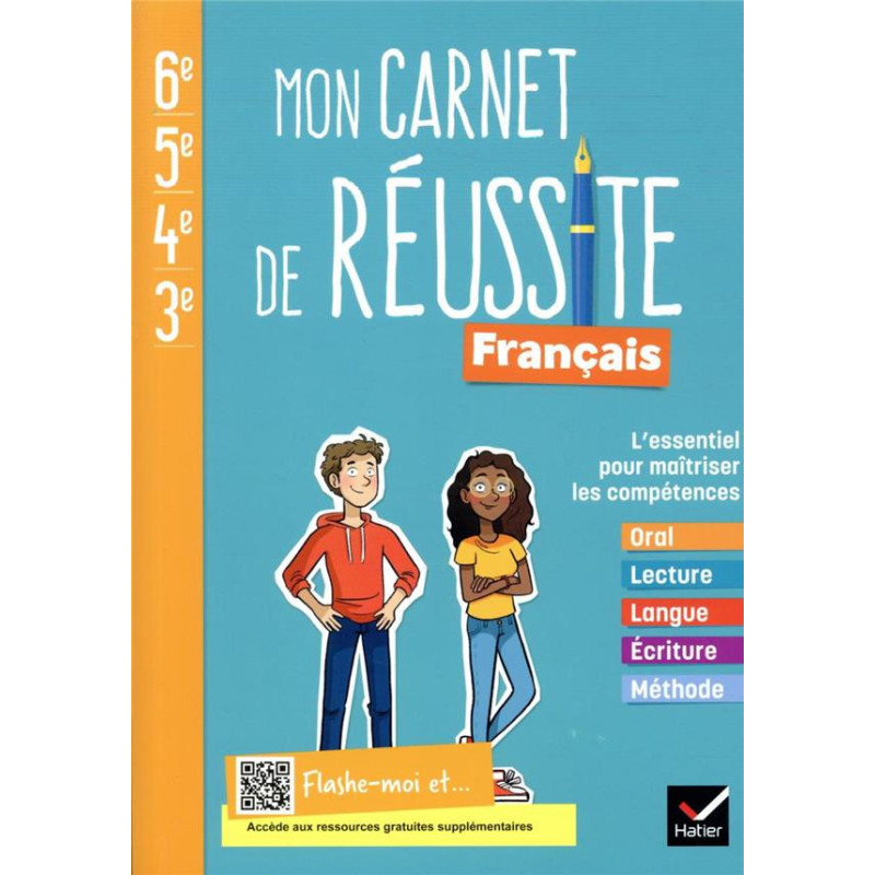 Mon carnet de réussite français - 6e, 5e, 4e, 3e (édition 2021)